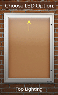 Extreme WeatherPlus™ Outdoor Enclosed Bulletin Boards with LED Lights ...