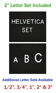 60x24 Sliding Doors Outdoor Letter Board Message Center Wall Mount ...