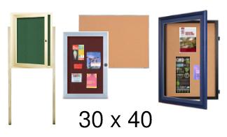 Large & High Quality: Shop 30x40 Outdoor Bulletin Boards - All Styles ...