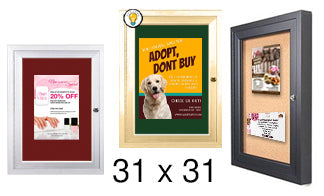 Shop 31x31 Outdoor Poster Display Cases - All Styles – OutdoorDisplayCases
