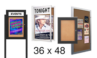 High Quality 36x48 Outdoor Poster Display Cases - All Styles ...