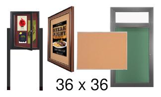 Browse Versatile Boards: 36x36 Outdoor Bulletin Boards - All Styles ...
