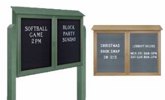 Upgrade Your Displays: Explore Double Door Outdoor Letter Board Message ...