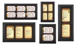 Buy Outdoor Enclosed Magnetic Menu Case – Fits 8.5" x 14" Menus ...