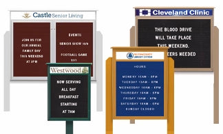 Reliable Displays: Outdoor Message Centers with Header and Posts ...