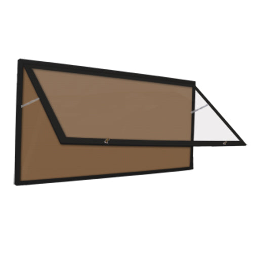 24x48 Large Outdoor Enclosed Bulletin Board Display Case - Single Door ...