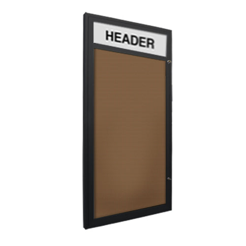 48x48 Extra Large Outdoor Enclosed Bulletin Board Swing Cases with ...