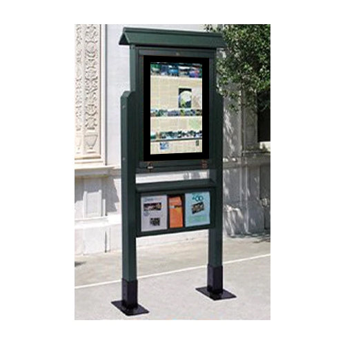 Eco-Design, Faux Wood Outdoor Information Center Kiosk 20x28 + Posts ...