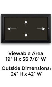 11x17 Magnetic Enclosed Outdoor Menu Display Case 11x17 Portrait Menu ...