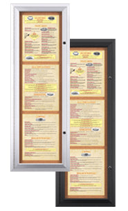 Enclosed Outdoor Menu Cases For 11x14 Menus | Wall Mounted Outdoor ...