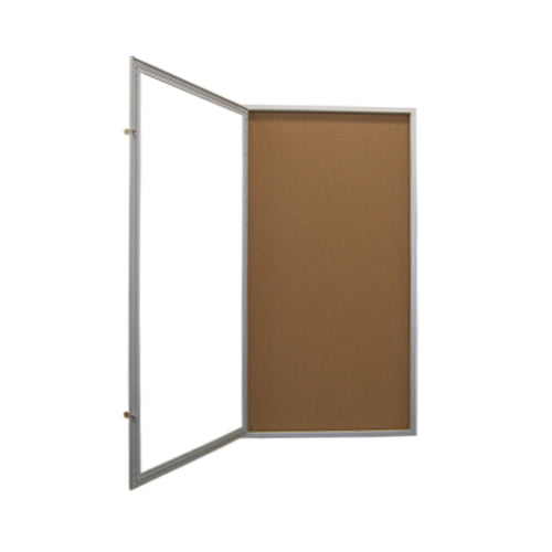 Extra Large 48x96 Outdoor Enclosed Bulletin Board Radius Edge Corners ...