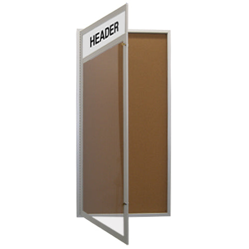Extra Large Outdoor Enclosed Bulletin Board 24 x 96 Swing Cases with ...