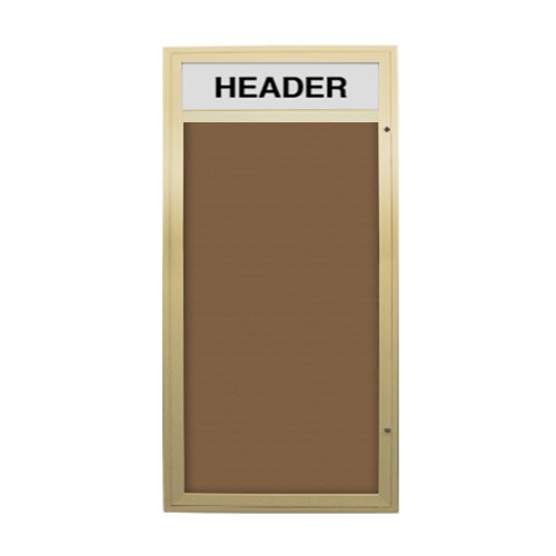 Extra Large Outdoor Enclosed Bulletin Board 48 x 72 Swing Cases with ...