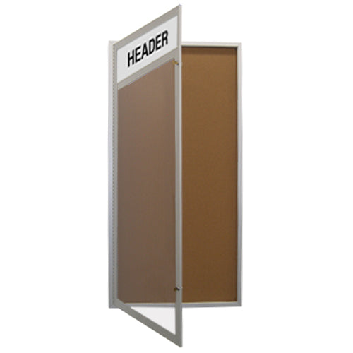 Standing Extra Large Outdoor Enclosed Poster Cases + Header Ships Free ...