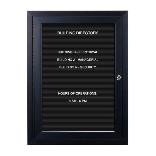 X Large Outdoor Enclosed Letter Boards + LED Lights + Free Shipping ...
