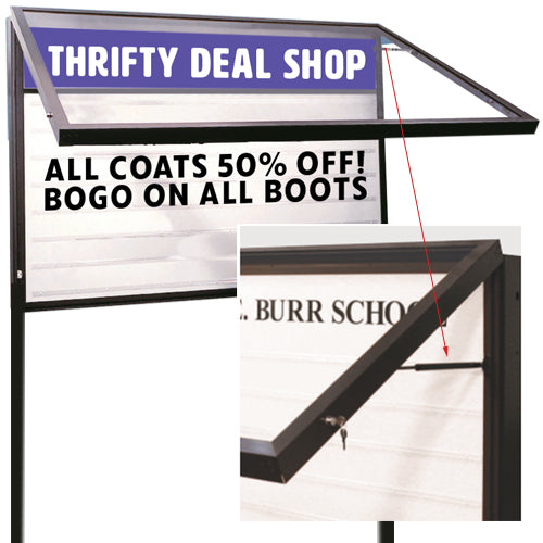 Freestanding Heavy Duty Reader Board 84x60 2-SIDED with Personalized ...