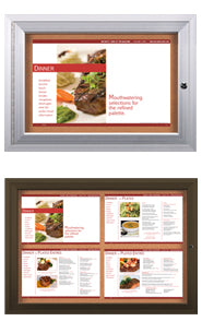 Radius Edge Outdoor Menu Cases 11 x 17 Landscape Menus Free Shipping ...