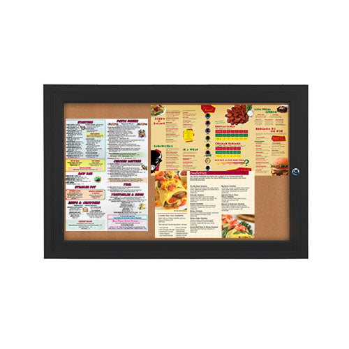 Outdoor Menu Case + LED Lights Wall Mount Restaurant Display 10+ Sizes ...