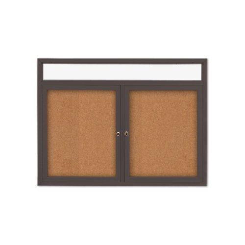 Outdoor Enclosed Poster Display Cases + Header LED Lights Ships Free ...