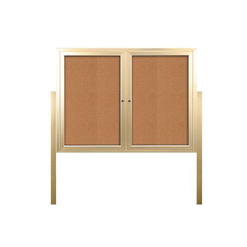Standing Outdoor Enclosed Poster Display Cases 2-3 Doors SHIPS FREE ...
