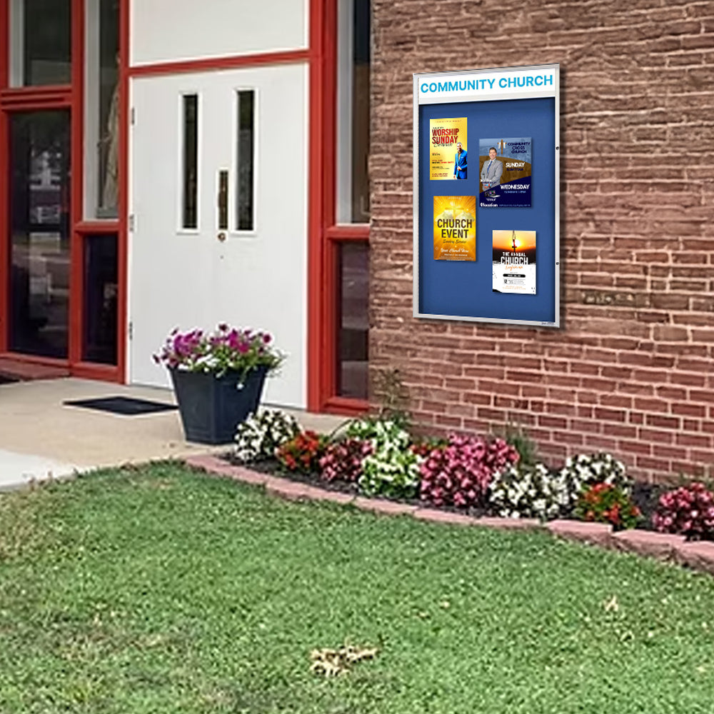 XL Extreme WeatherPlus Outdoor Poster Cases with Header ...