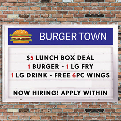 Reader Boards & Marquee Signs | Enclosed Outdoor Letter Board ...