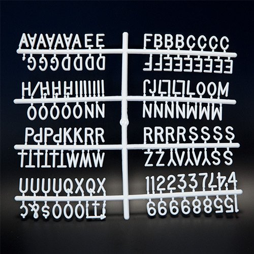 Helvetica Changeable Letter Board Letter Sets - at Displays4Sale ...
